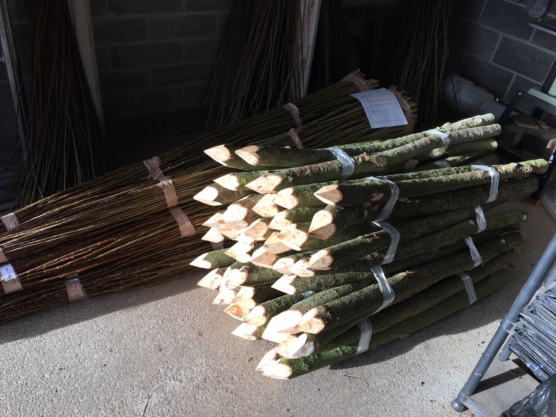 Willow Spiling Riverbank Stabilisation