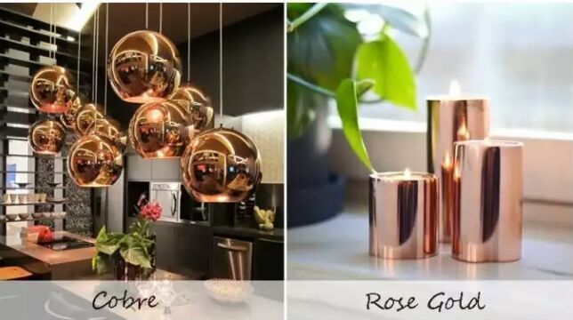 4 Dicas para usar o Rosé Gold na Decoração