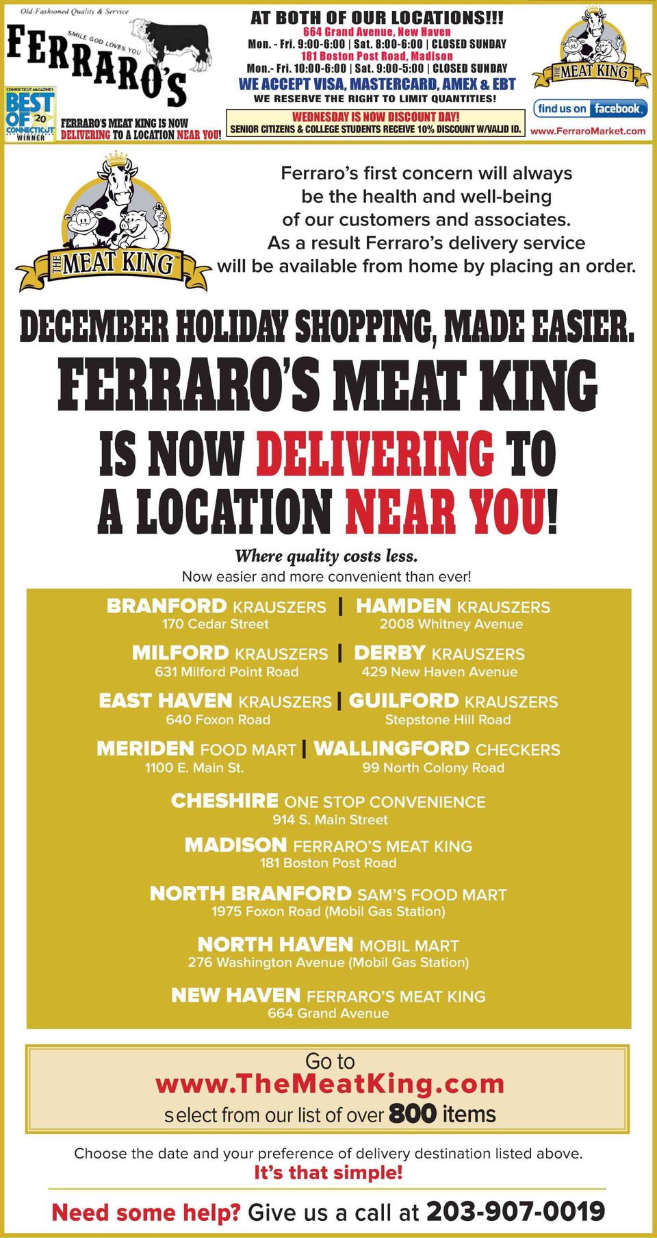 Ferraro’s Market - New Haven, CT - Weekly Ad