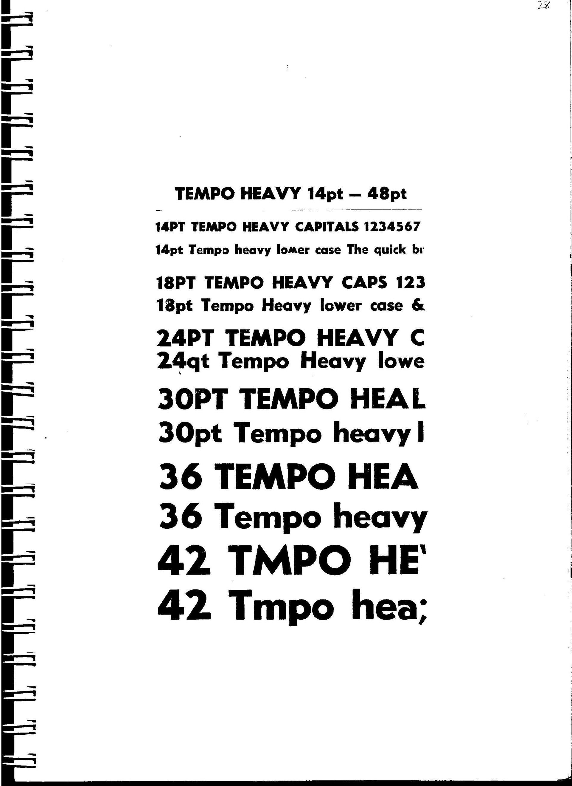 Typeset Fonts