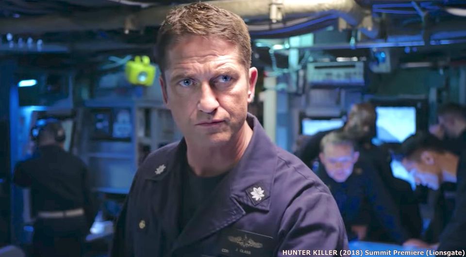 HUNTER KILLER (2018) Video Review & Interviews