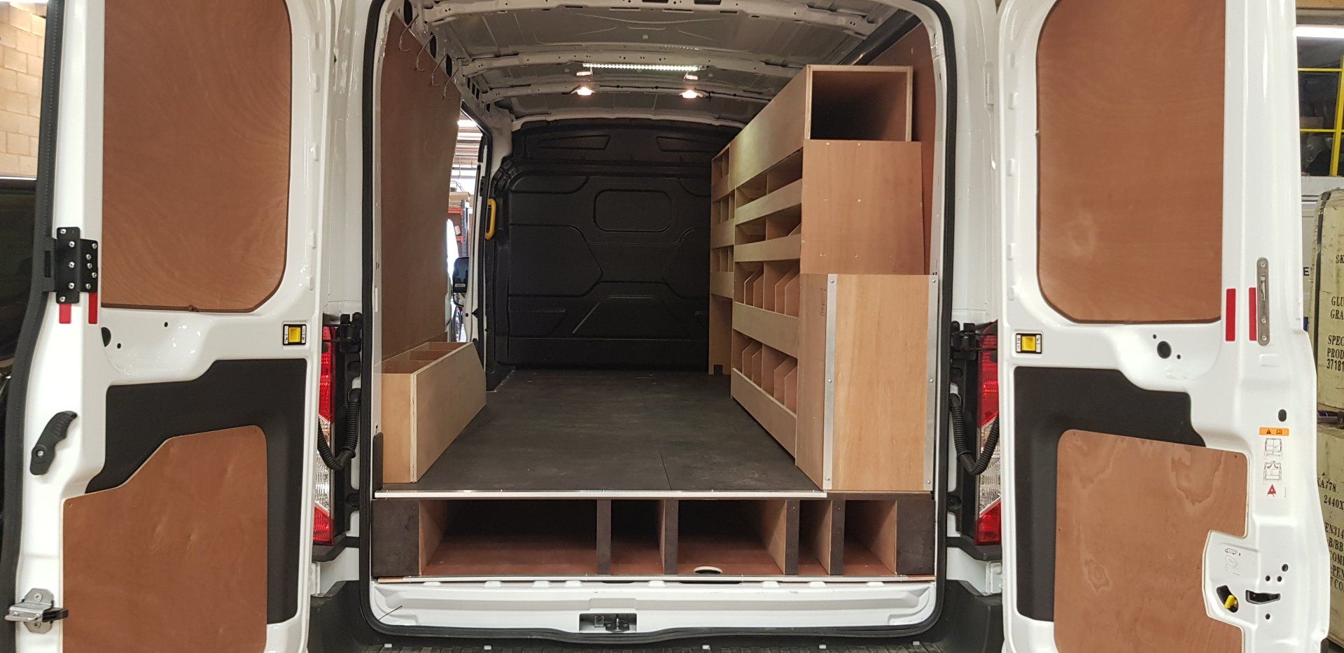 Vehicle racking installation | Mayfair Designs Ltd