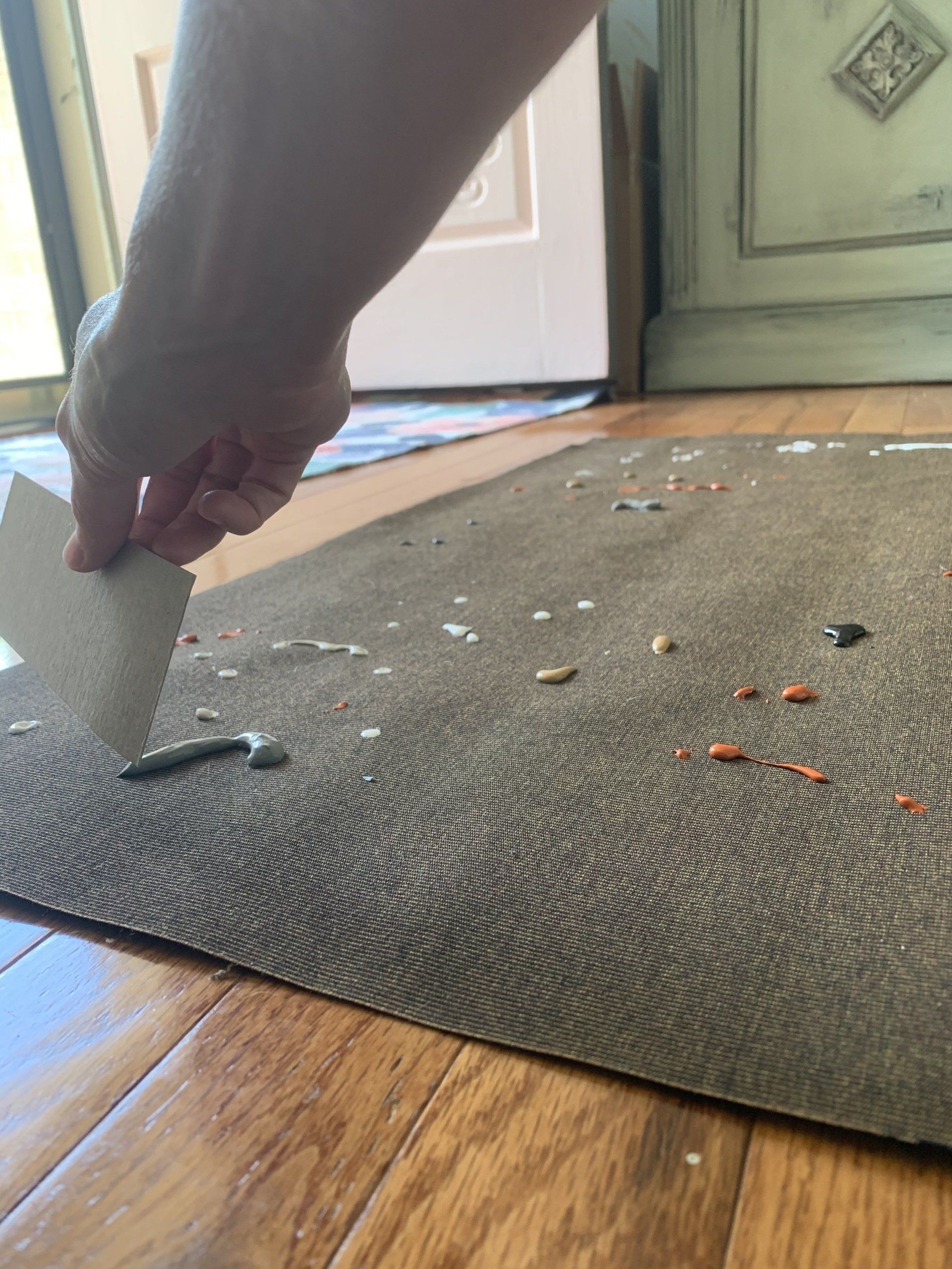 Smear Paint Abstract Art