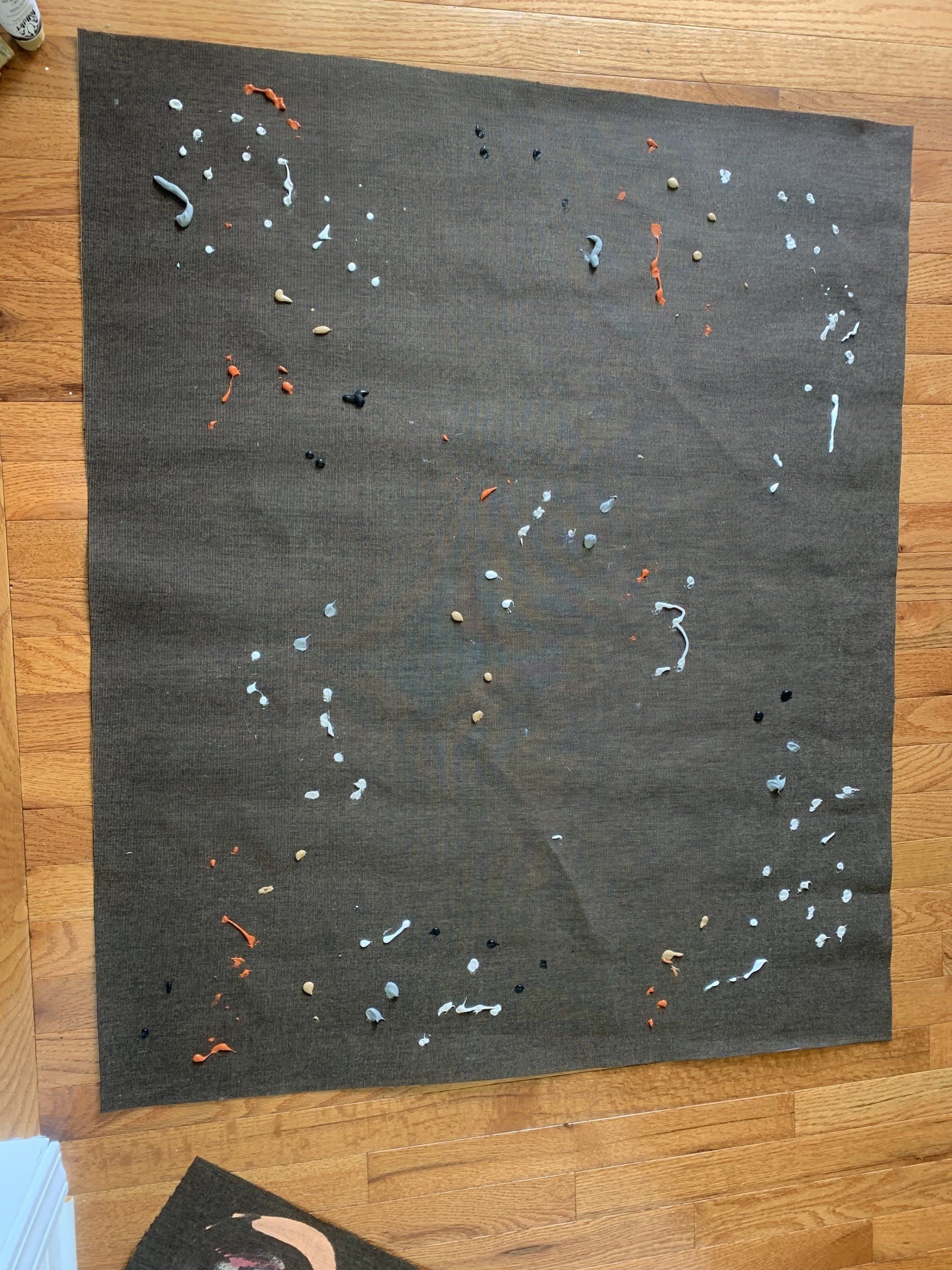 Smear Paint Abstract Art