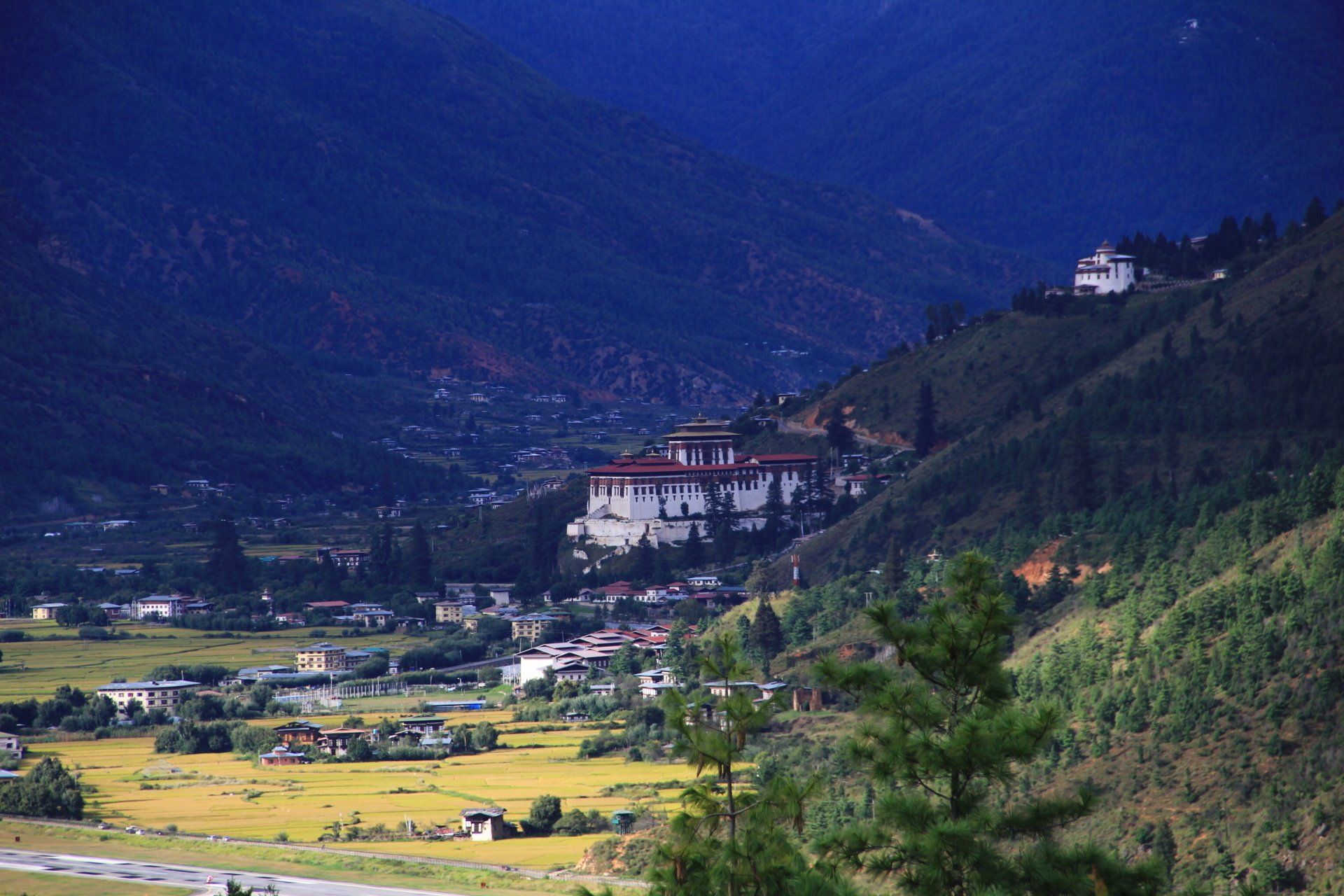 Paro the Aerial Gateway to Bhutan