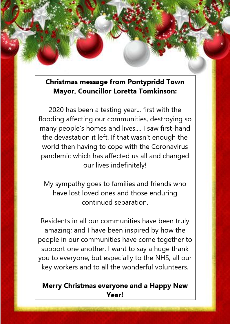 Mayors Christmas Message