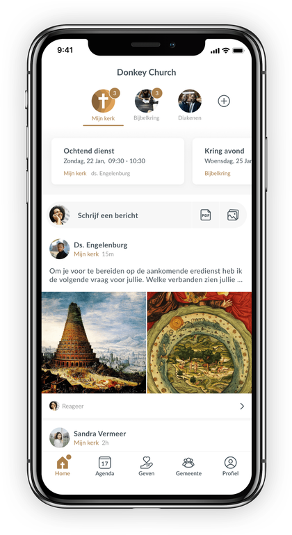 Donkey Mobile - Mijn kerk bij de hand in een app!