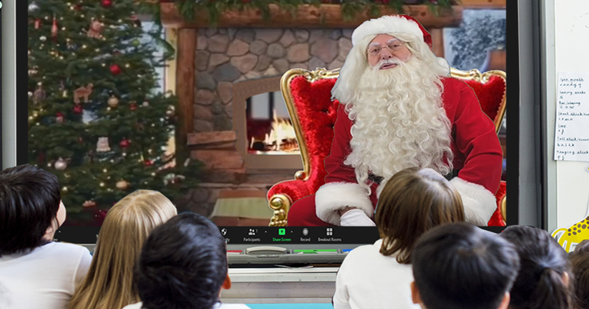 The North Pole Santa Video Call Experience for Schools