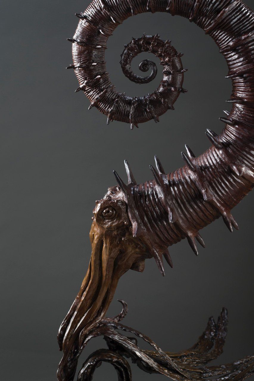 Heteromorphic Ammonites Bronze Art