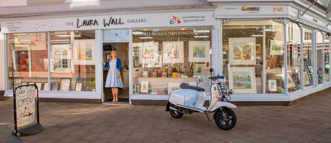 Artwork by Laura Wall, Teignmouth