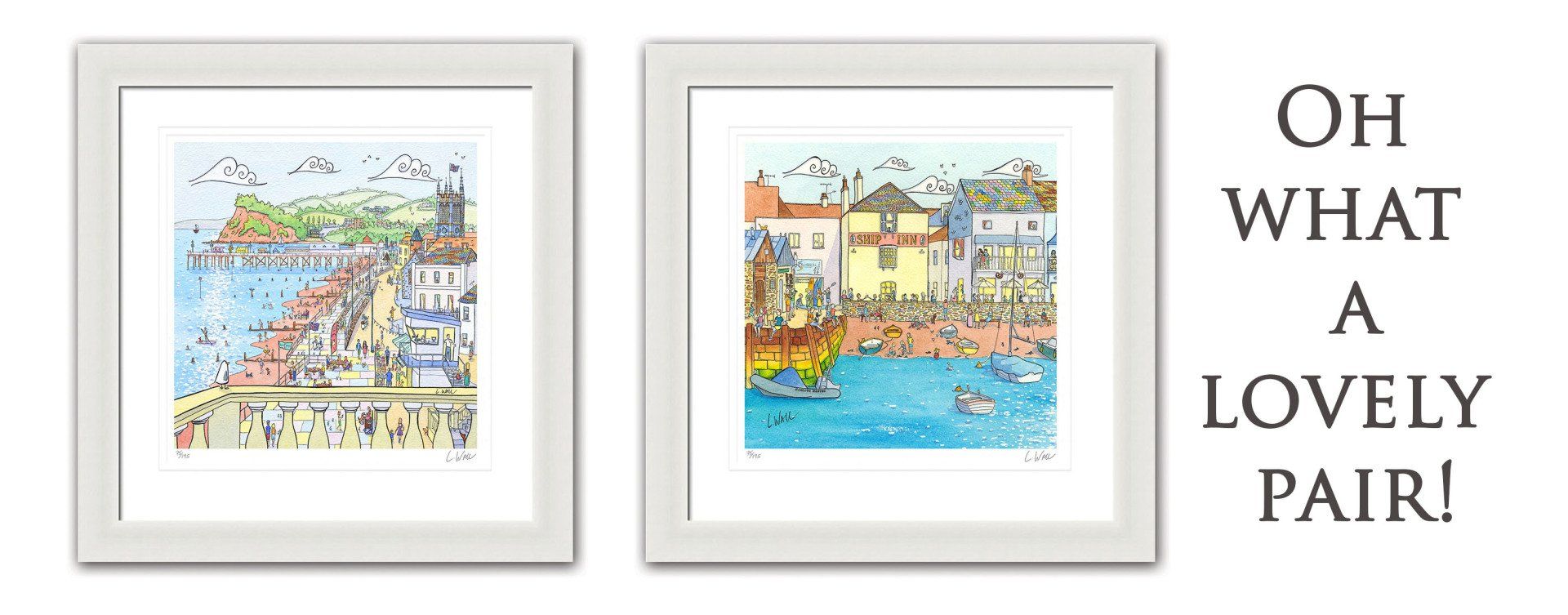 Artwork by Laura Wall, Teignmouth