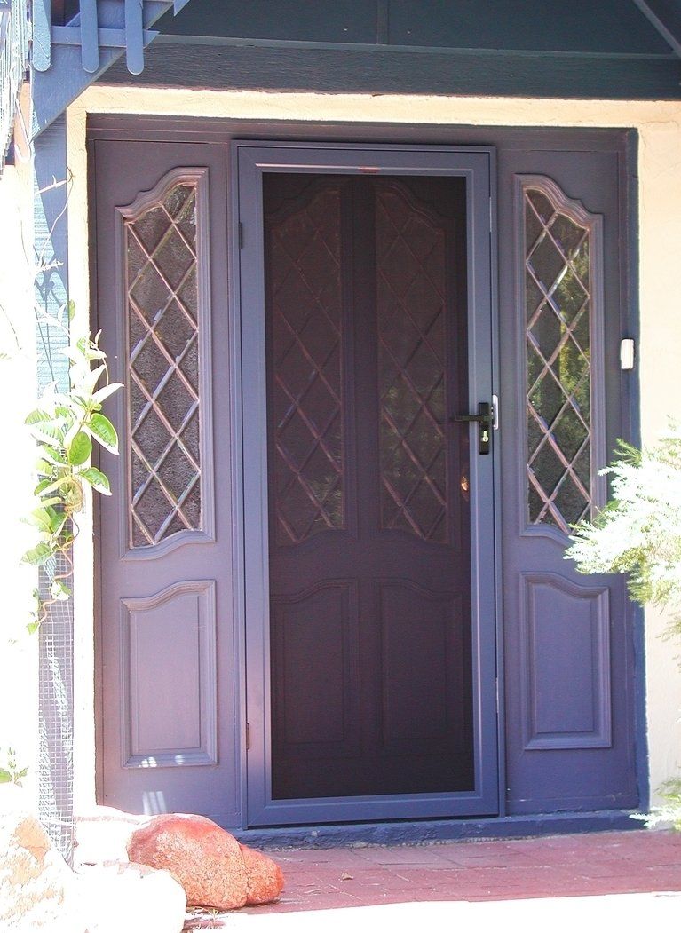 Hinged PROMESH316 Marine Grade 316 Stainless Steel Mesh Security Door