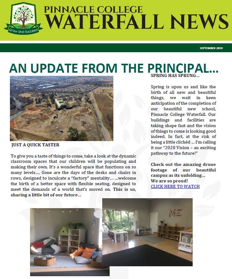 Pinnacle College Waterfall | Extra Murals
