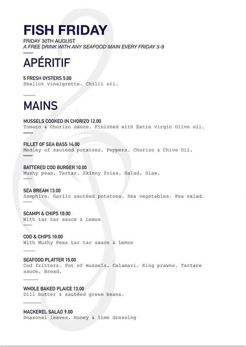 Pub Menu | The Granary