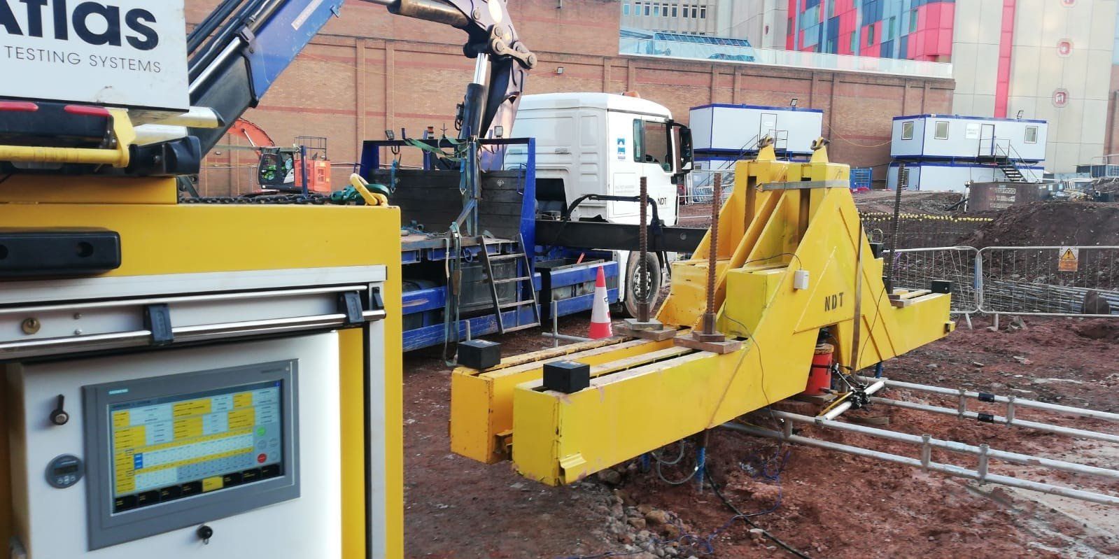 Static pile load testing throughout the UK with NDT Services Ltd in ...