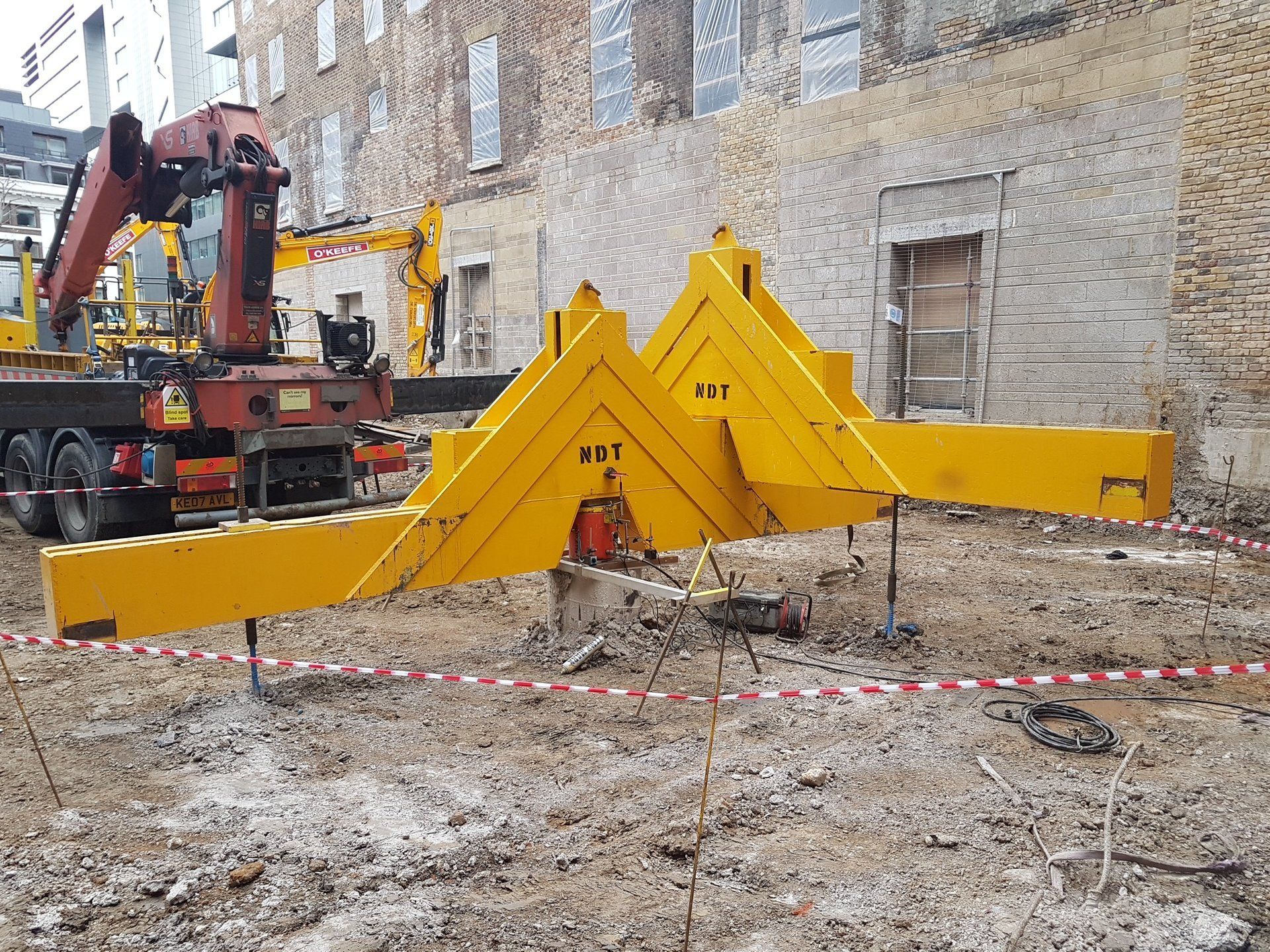 Static pile load testing throughout the UK with NDT Services Ltd in ...