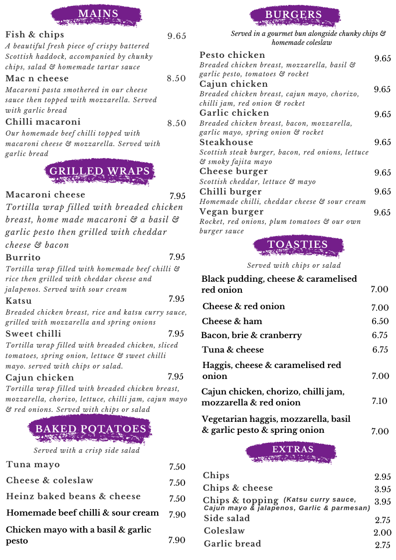 Fresh Food | Milngavie | Cafe Alba