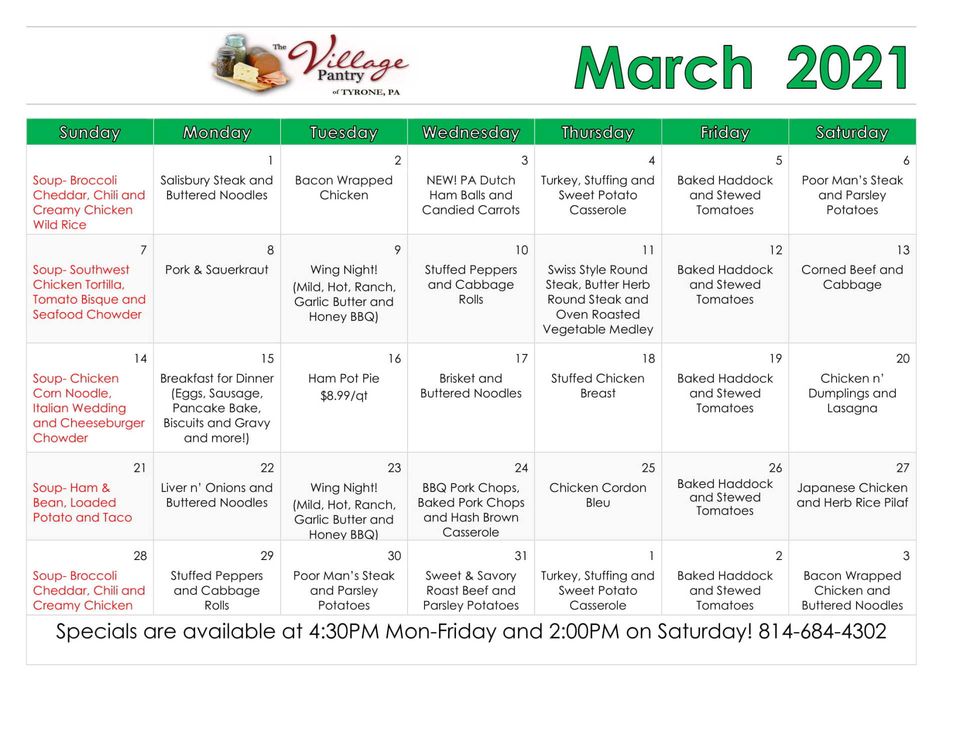 Deli | Tyrone, PA | The Village Pantry