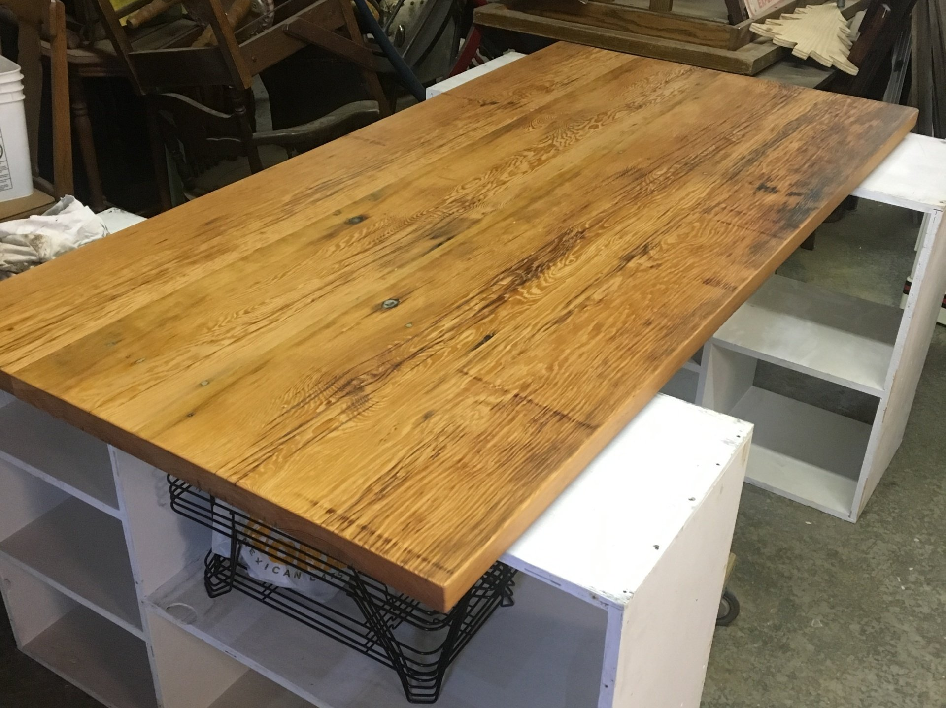 Rustic Bleacher Table