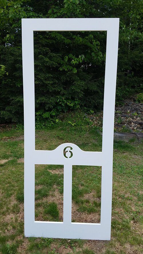 Custom Crafted Decorative Wood Doors | Western Maine Screen Doors