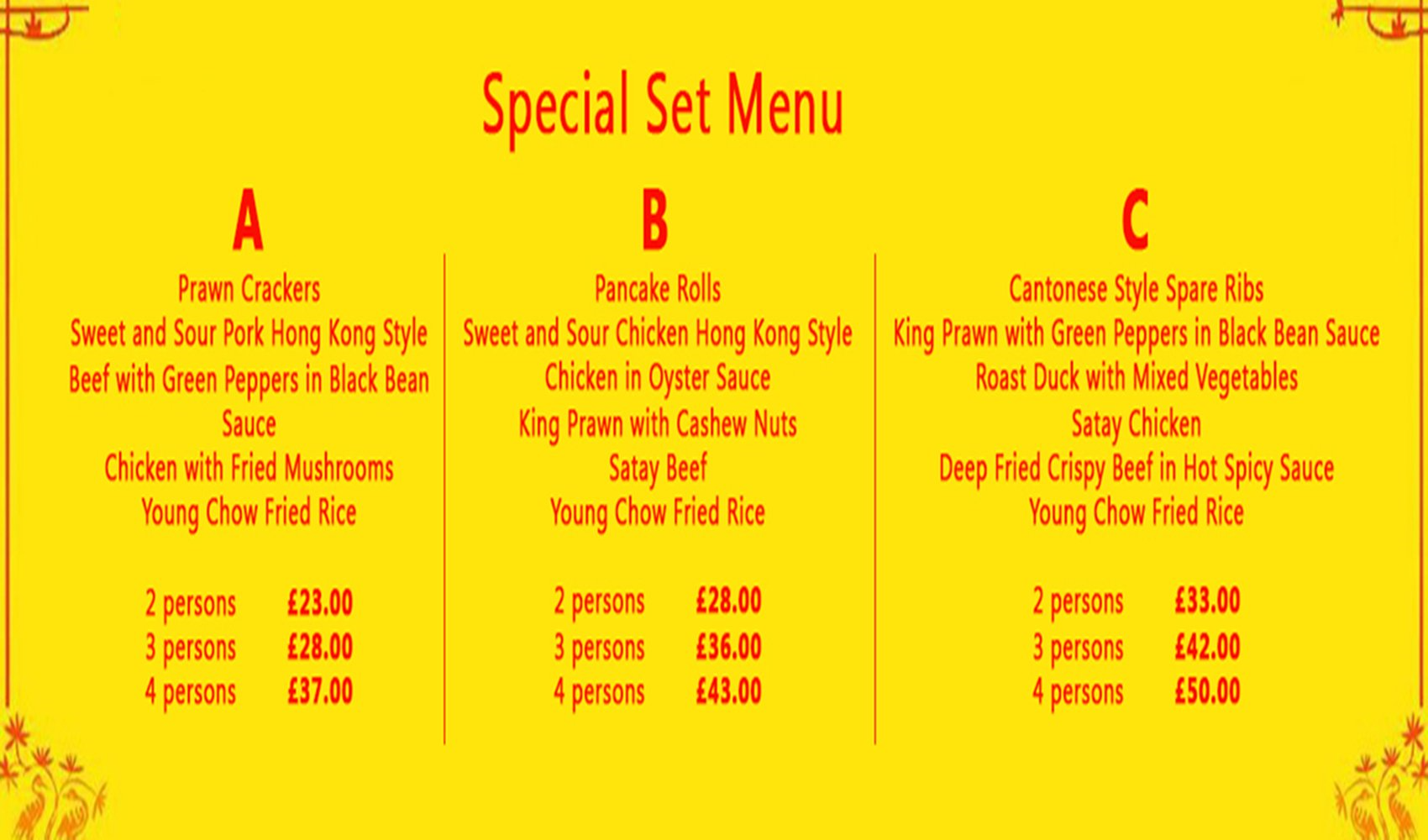 Chinese takeaway Menu – Jade Palace in Torbay