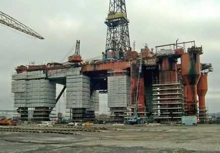 Specialist offshore scaffolding in Belfast