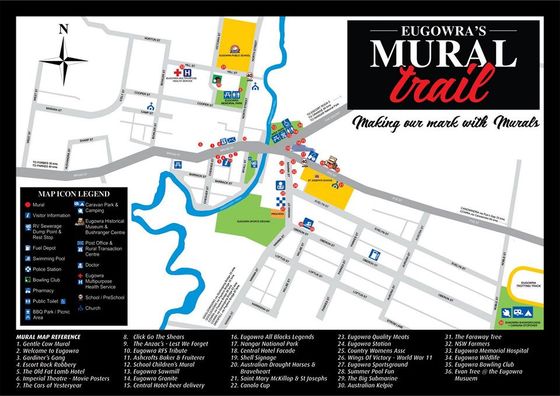 Eugowra Street Art Town