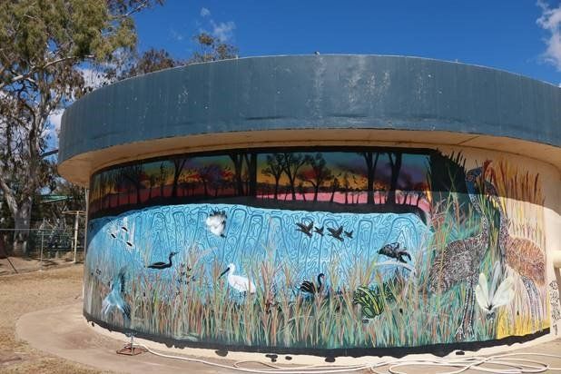 Goondiwindi Water Tank Art