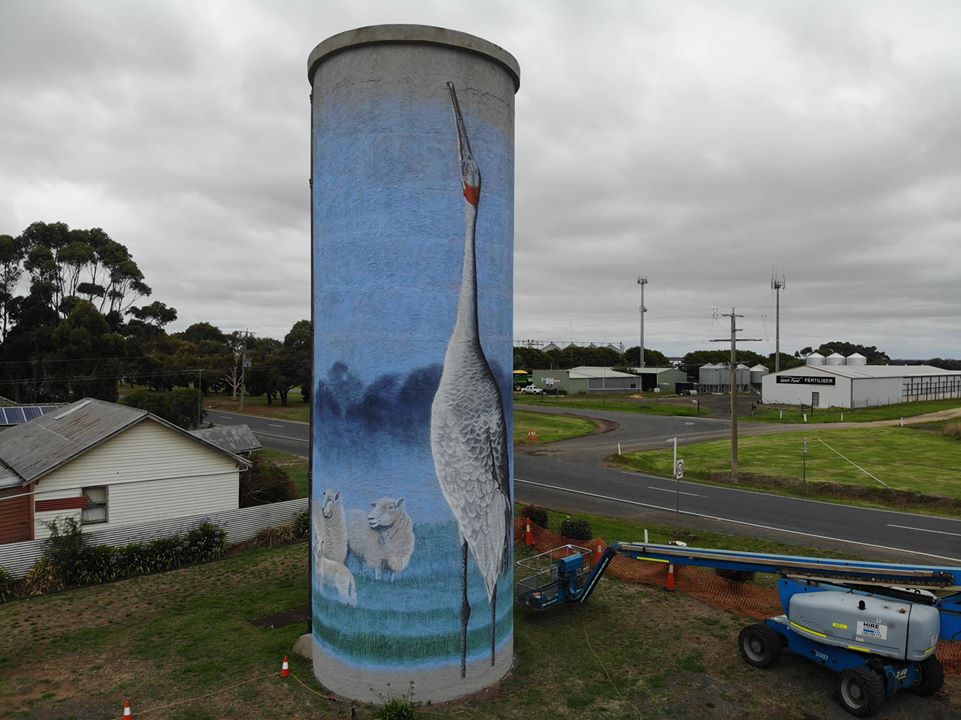 Lismore Water Tower Art