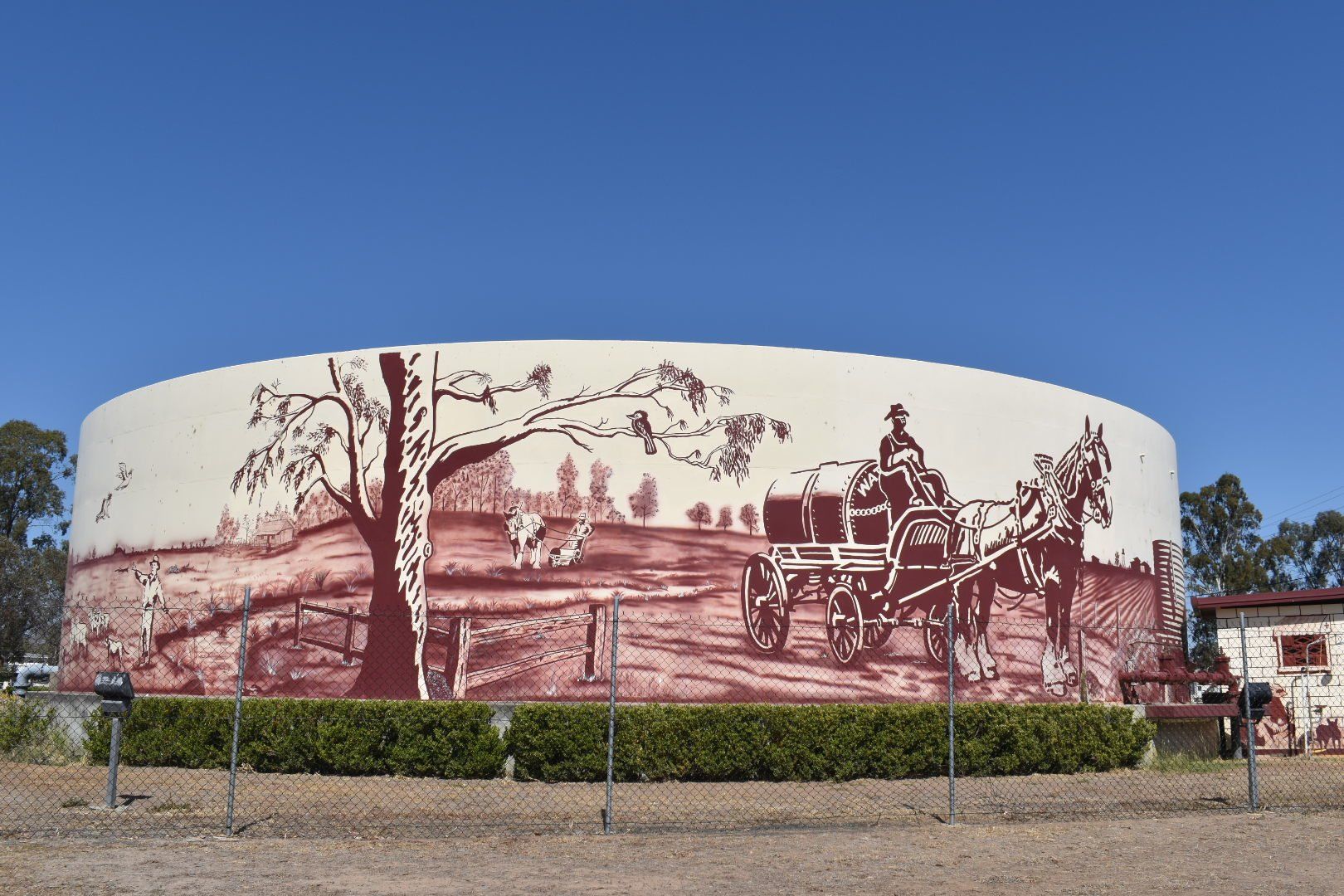 Millmerran Water Tank Art