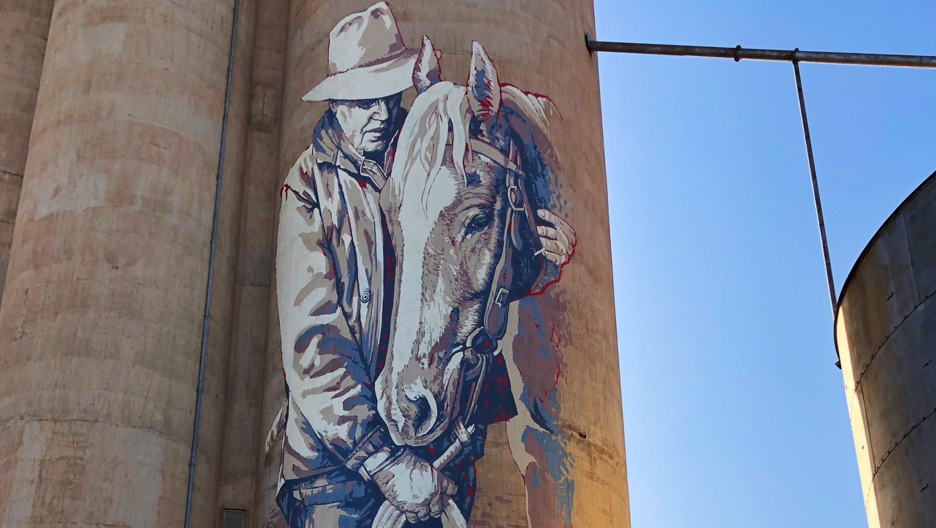 Rosebery Silo Art