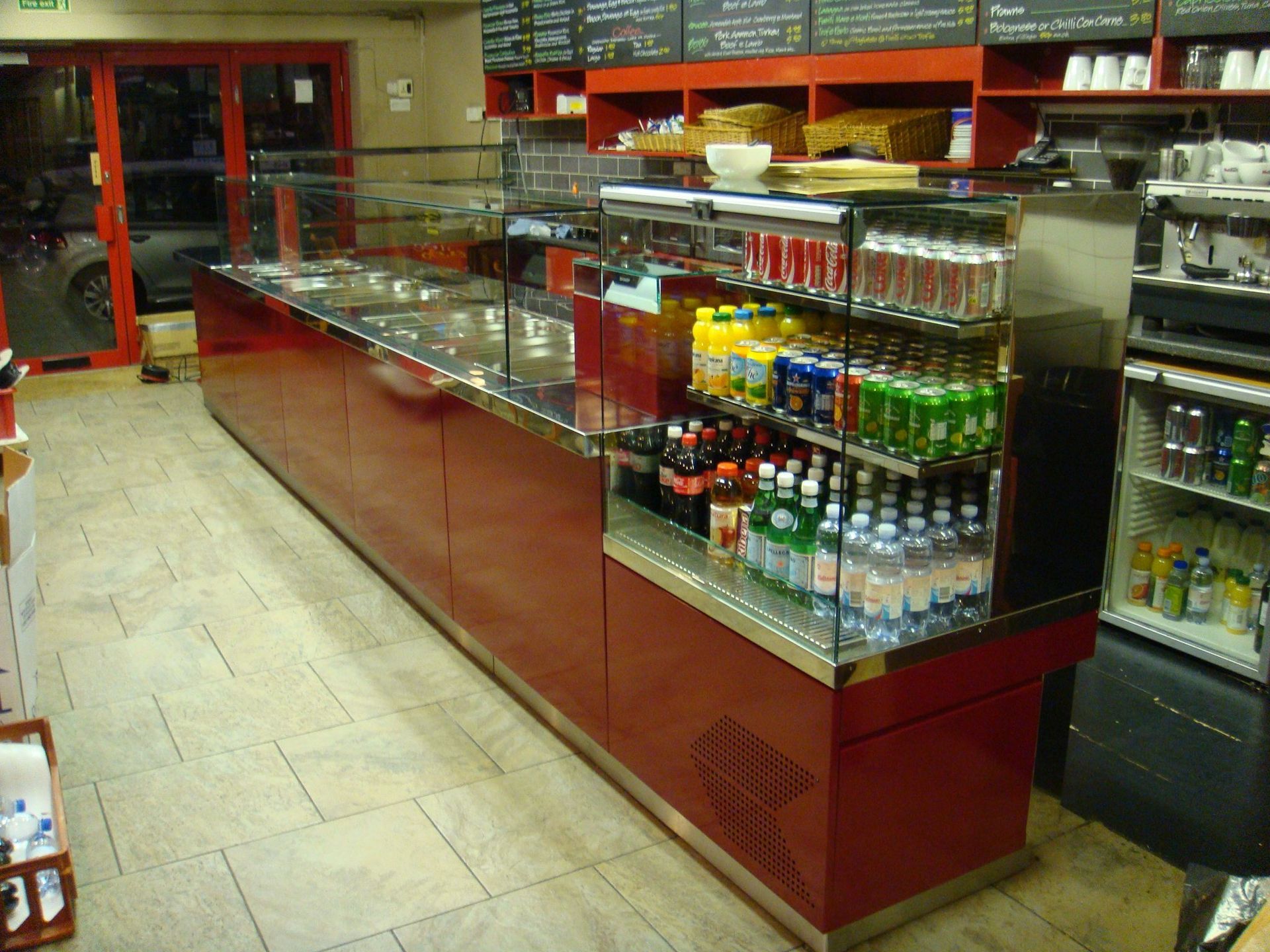 Hot & cold servery counters in London, UK