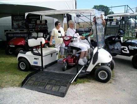 ADA Handicap Wheel Chair Accessible Golf Carts