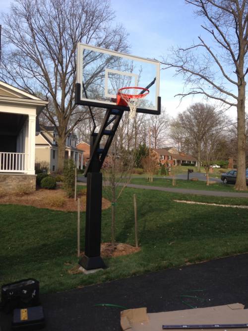 Inground Basketball Hoop Installation - Same and Next Day Service