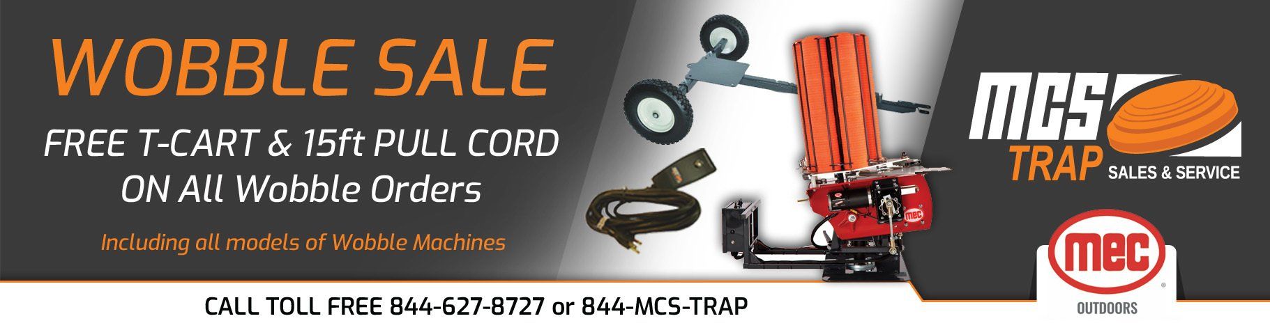 MCS Trap is your home to clay throwers/machines. The best clay traps!