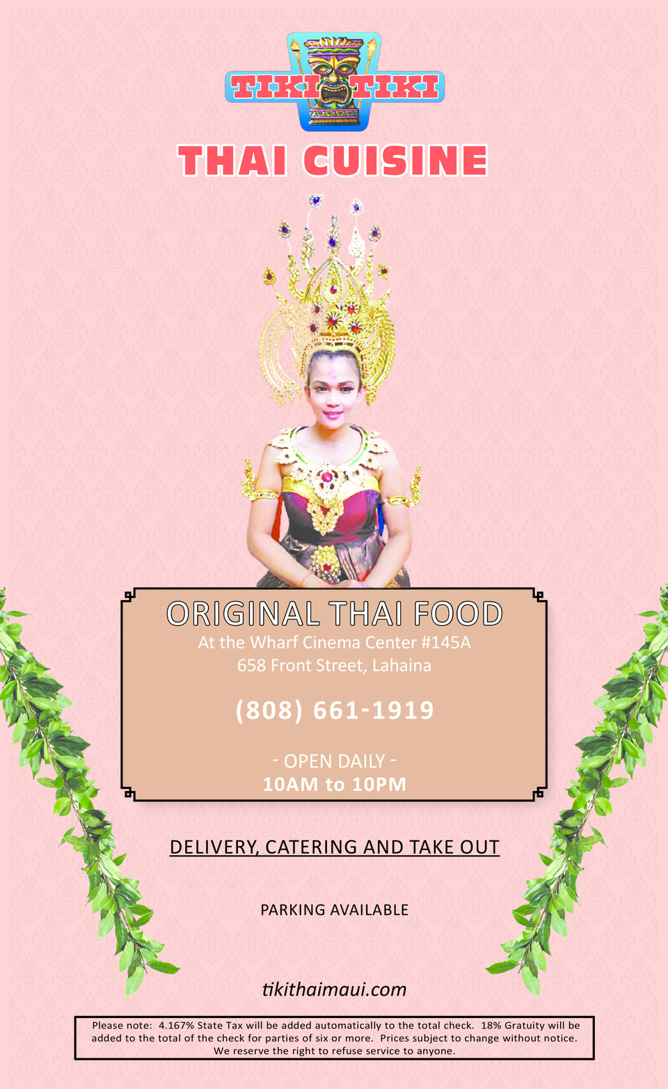 Tiki Thai Cuisine Maui