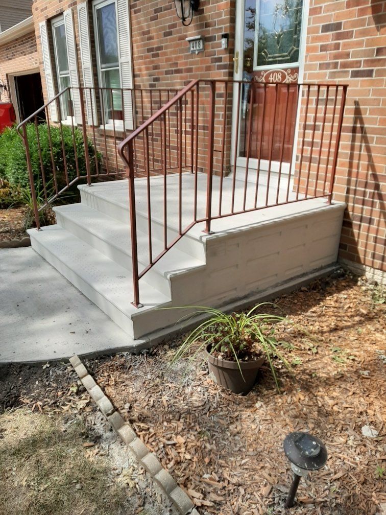 Precast Concrete Step Pads