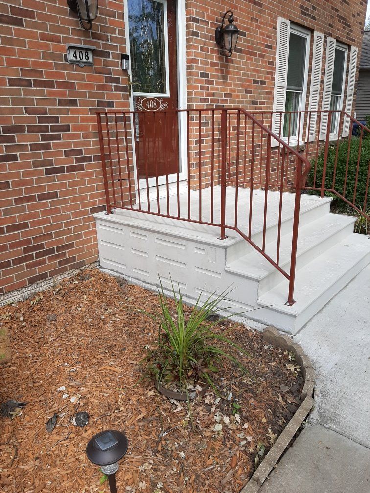 Precast Concrete Step Pads