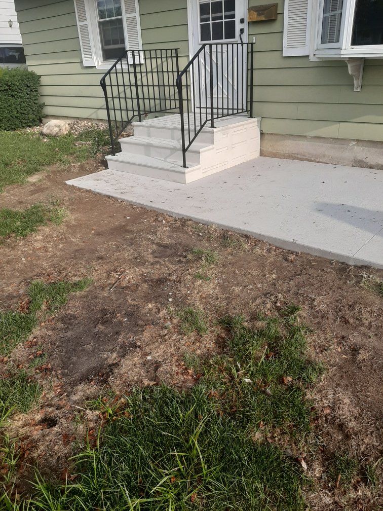 Precast Concrete Step Pads