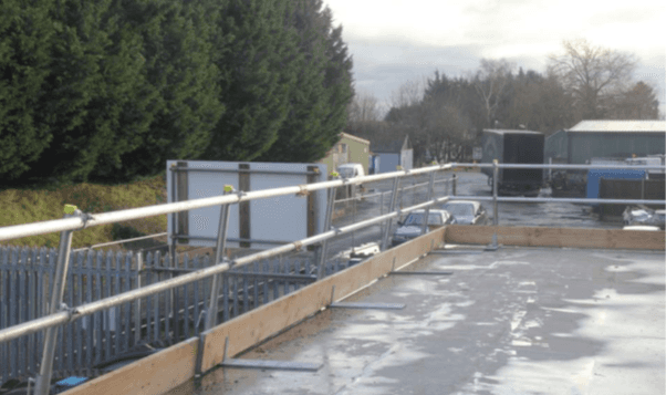 High-quality steel mesh barriers system in central Scotland