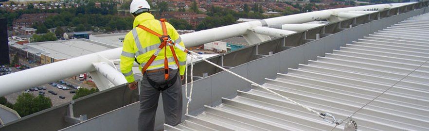 Professional Roofsafe fall arrest systems in central Scotland