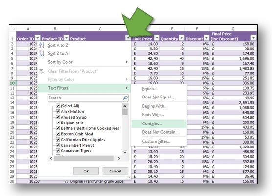 6 Reasons to Use Excel Table Functionality