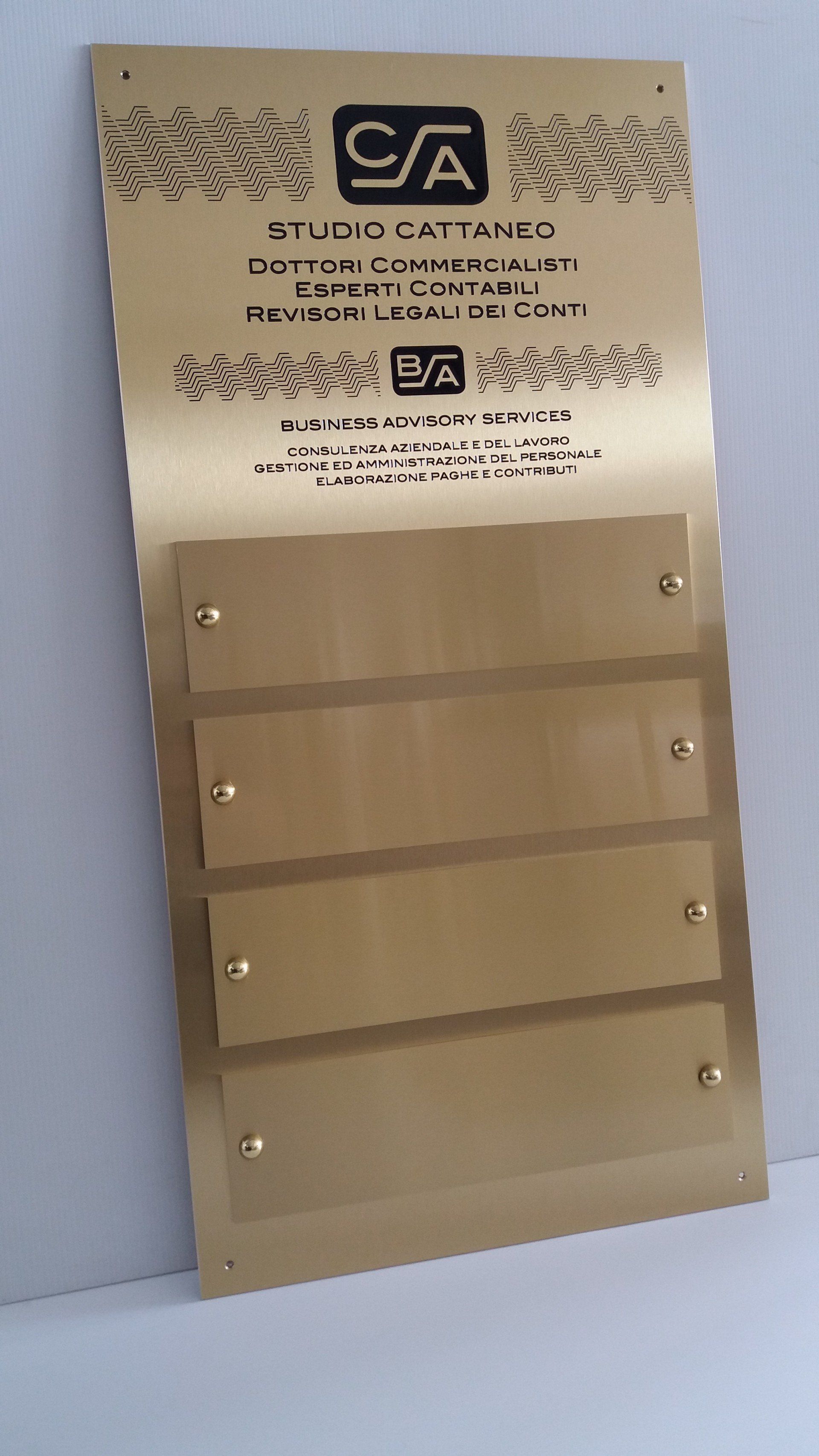 Targhe incise in alluminio | Zanica, BG | Galli Targhe