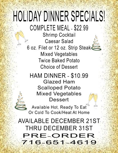 Elma Towne Grille | Buffalo, NY | Takeout Restaurant & Catering Service