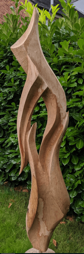 Abstract carvings and tree sculptures, Peter Leadbeater