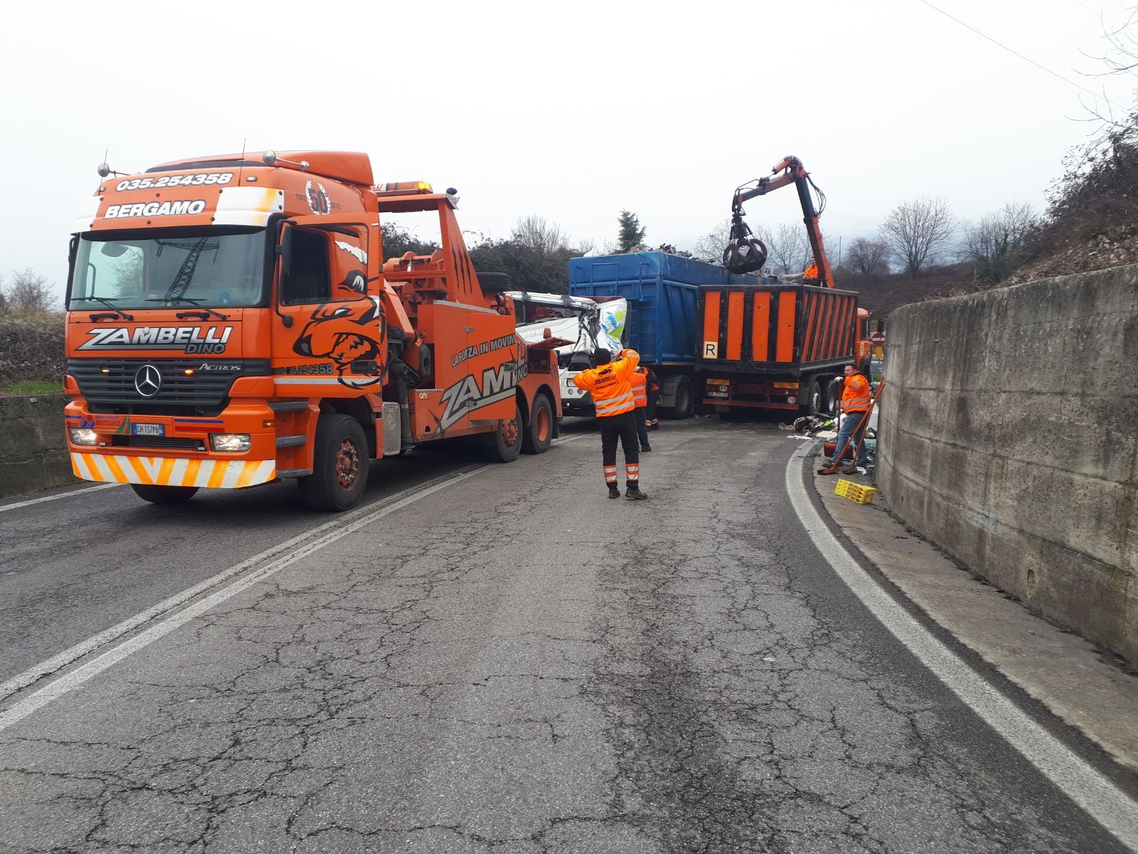 Interventi stradali | Bergamo | Soccorso Stradale Zambelli Dino