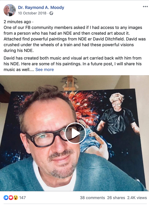 Shine On the book. The story of David Ditchfield's NDE