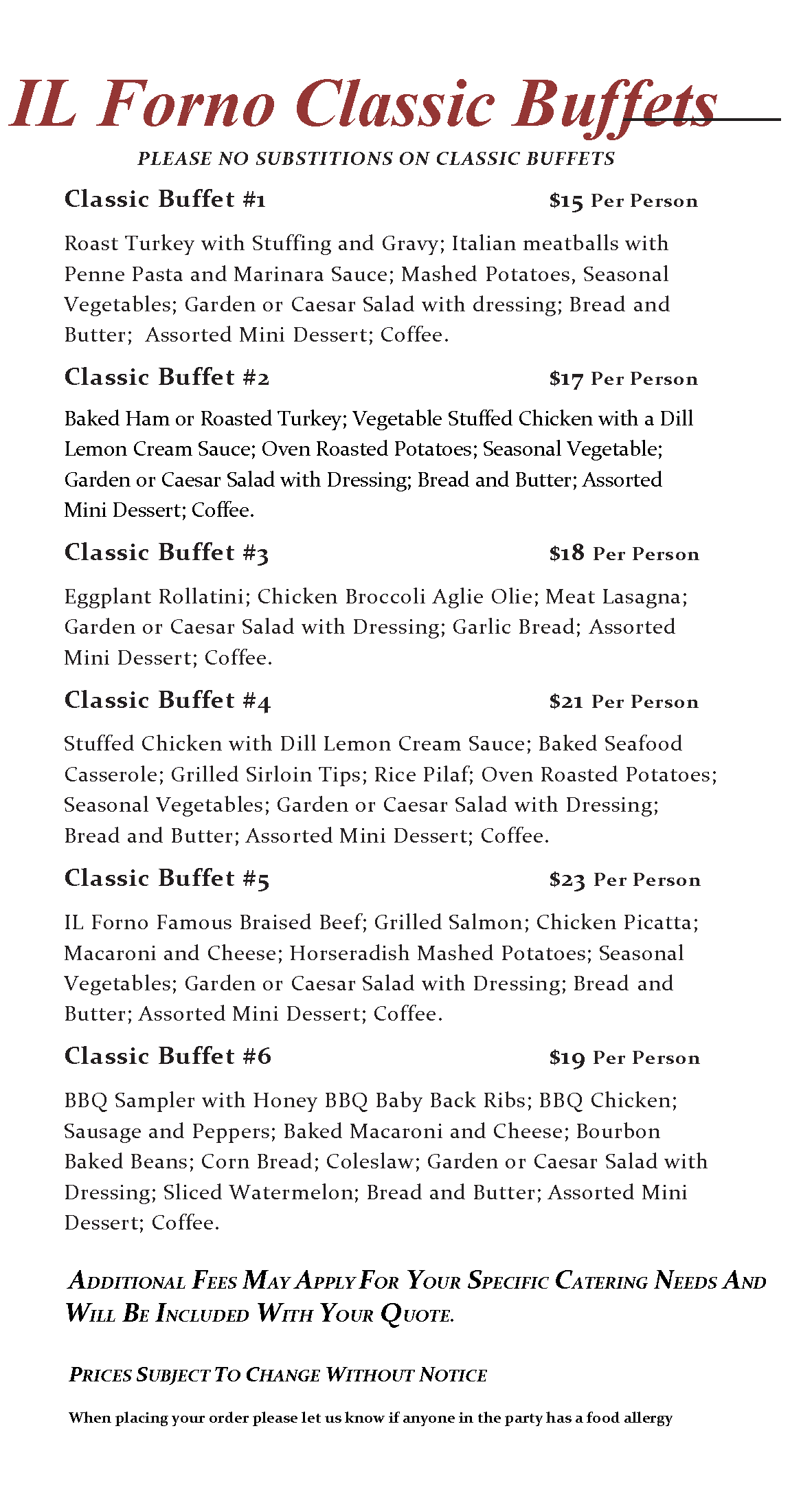 IL Forno Restaurant, Italian Family Dining