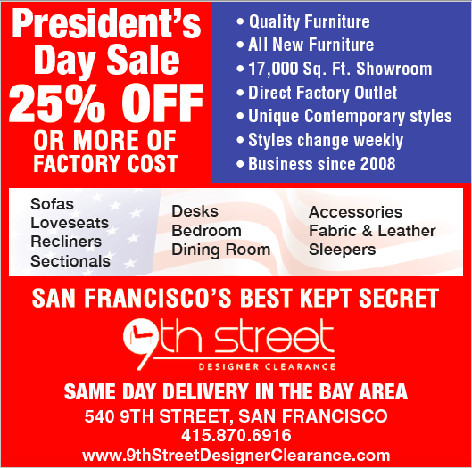 Contemporary Furniture Store | 9th Street Designer Clearance | SF
