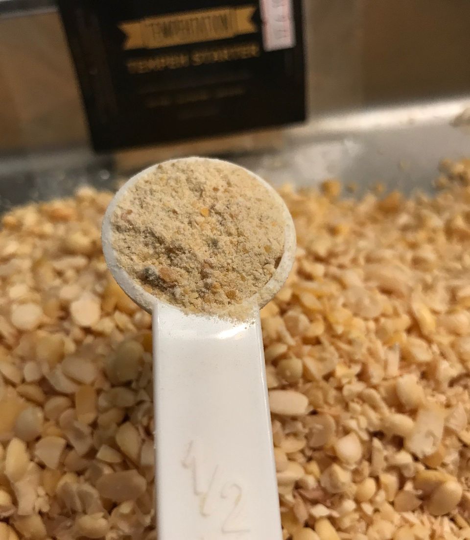 How to make tempeh with split soybeans - updated